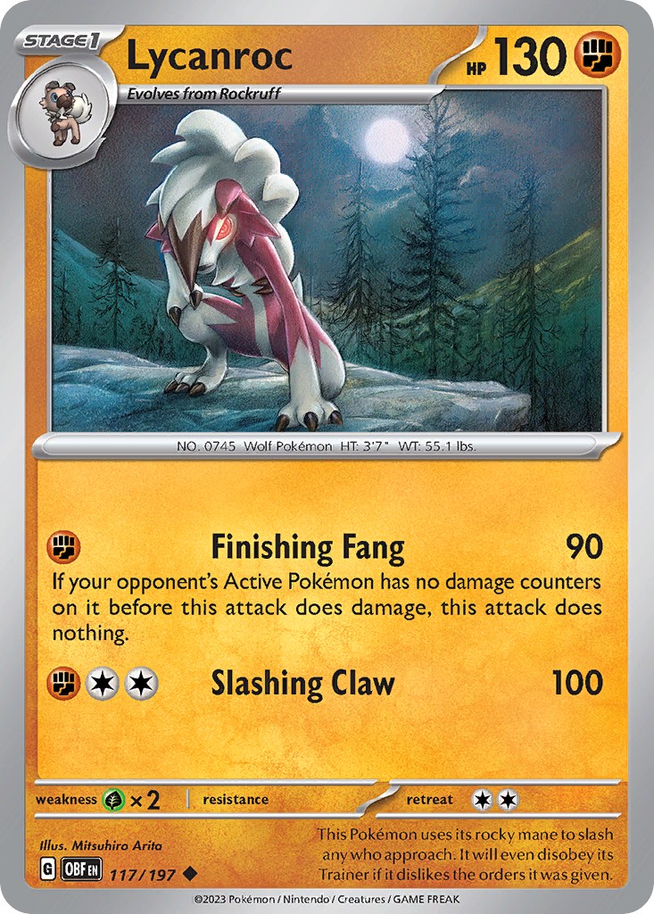 Lycanroc - Obsidian Flames | Fantàsia Store
