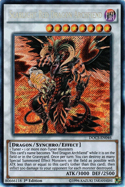 Scarlight Red Dra. Archfiend (SR) - Dim. of Chaos | Fantàsia