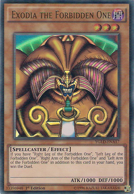 Exodia the Forbidden One - Yugi's Legendary Decks | Fantàsia