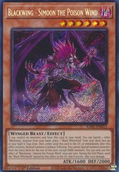 Blackwing - Simoon the Poison Wind (V.3 - Secret Rare) - 25th ...