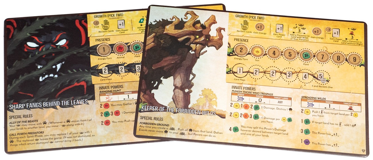 Spirit Island - Branch & Claw Foil Spirit Panels | Fantàsia