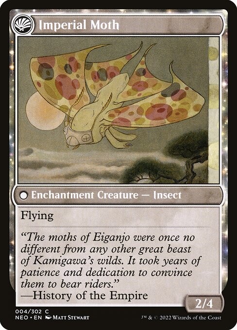 Befriending the Moths // Imperial Moth - Kamigawa: Neon Dynasty | Fantàsia
