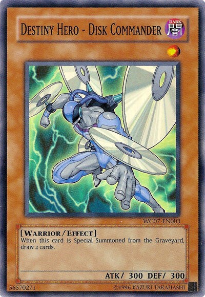 Destiny HERO - Disk Commander - Yu-Gi-Oh! World Championship 2007 ...