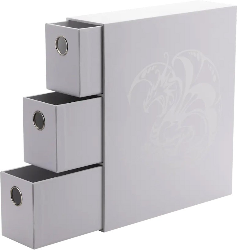 Fortress Card Drawers - White - Dragon Shield | Fantàsia