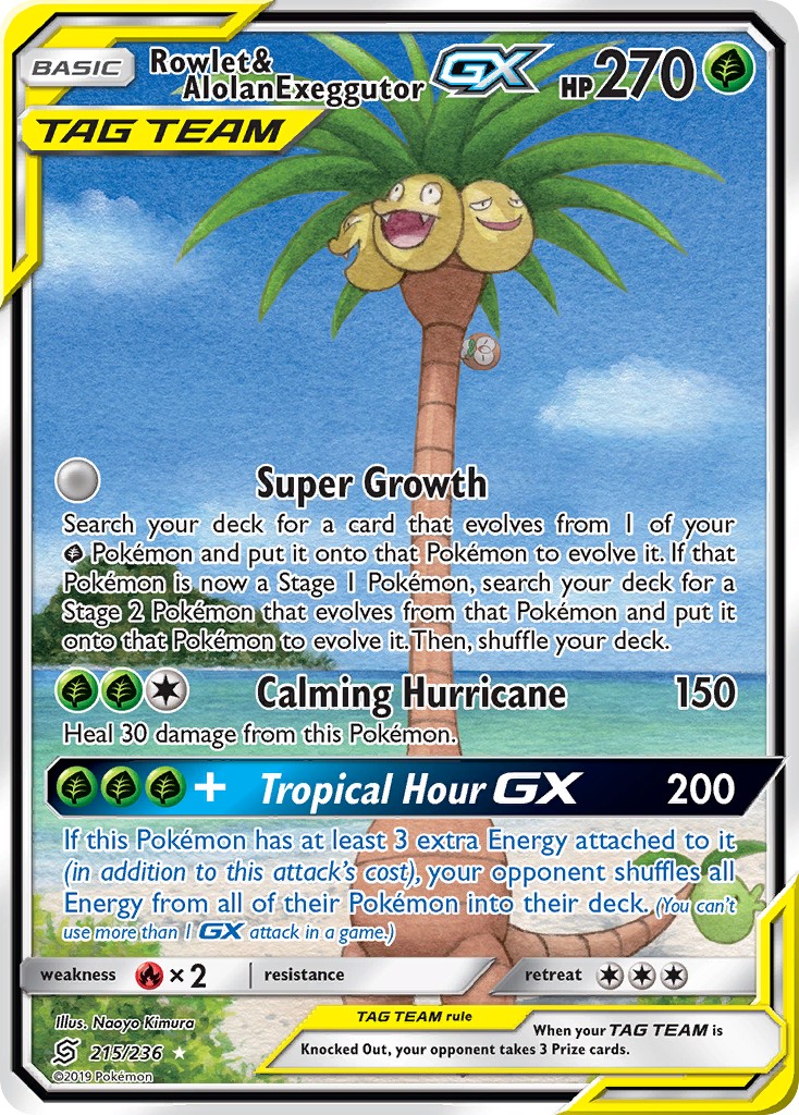 Rowlet & Alolan Exeggutor-GX - Unified Minds | Fantàsia