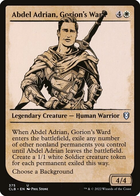 Abdel Adrian, Gorion's Ward - Commander Legends: Battle for Baldur's ...