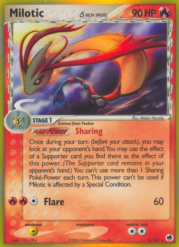 Milotic δ - Dragon Frontiers | Fantàsia