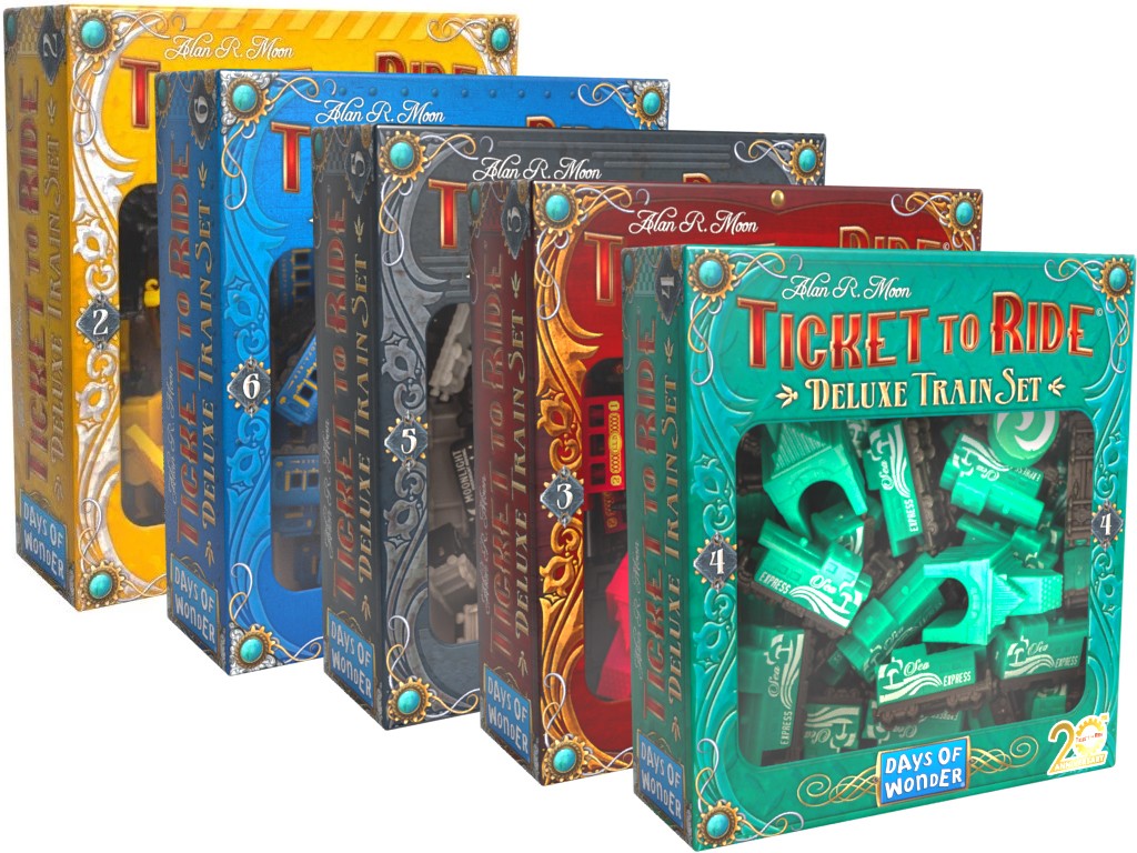 Ticket to Ride - Deluxe Train Set - 5 Colori | Fantàsia