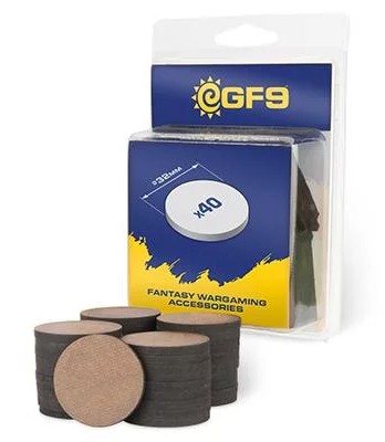 Basetta MDF - Rotonda da 32 mm (40 pezzi) | Fantàsia