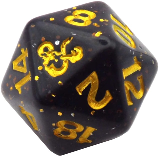 D&D - Dado a 20 Facce (3 cm) - 50° Anniversario | Fantàsia