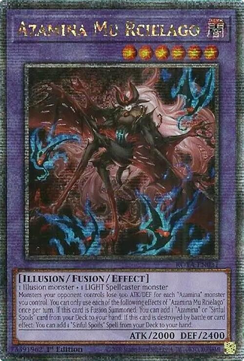 Azamina Mu Rcielago (V.2 - Quarter Century Secret Rare) - Rage of the ...
