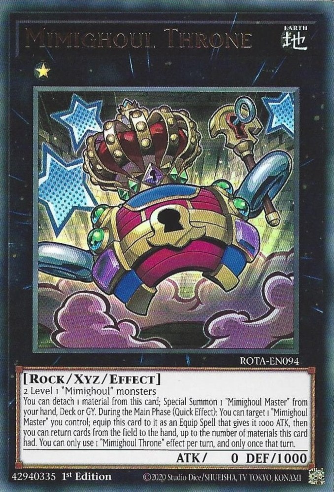 Mimighoul Throne (V.1 - Ultra Rare) - Rage of the Abyss | Fantàsia