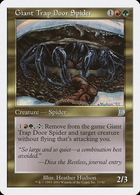 Giant Trap Door Spider - Deckmasters | Fantàsia