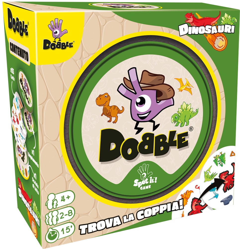 Dobble - Dinosauri (Eco Sleeve) | Fantàsia Store