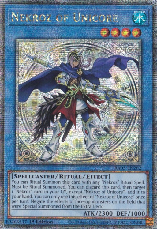 Nekroz of Unicore (V.2 - Quarter Century Secret Rare) - Quarter Century Bonanza | Fantàsia