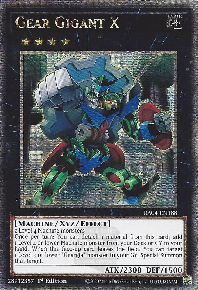 Gear Gigant X (V.1 - Quarter Century Secret Rare) - Quarter Century Stampede | Fantàsia