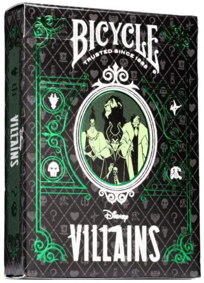 Carte da Poker - Bicycle Disney Villains (Verde) | Fantàsia