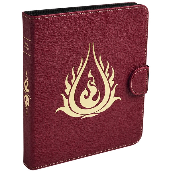 Spell Codex Portfolio - Blood Red - Dragon Shield | Fantàsia