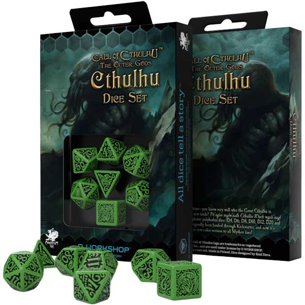 Set 7 Dadi - Call of Cthulhu - Cthulhu | Fantàsia Store