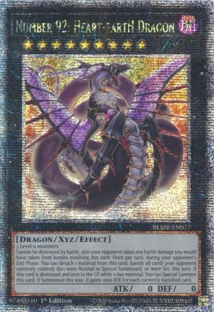 Number 92: Heart-eartH Dragon (V.2 - Quarter Century Secret Rare ...