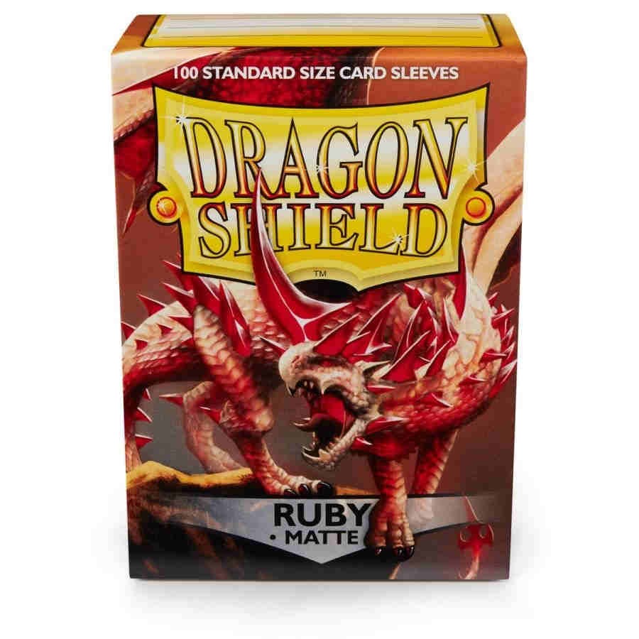 Dragon Shield - Matte Ruby - Standard 100 bustine| Fantàsia