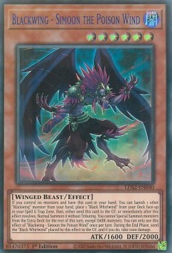 Blackwing - Simoon the Poison Wind (V.2 - Blue) - Legendary Duelists ...